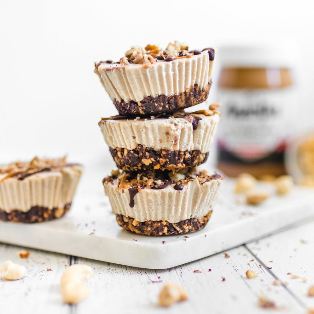Mini Manba Vegan Cheesecakes - Oulala Spicy Manba Peanut Butter